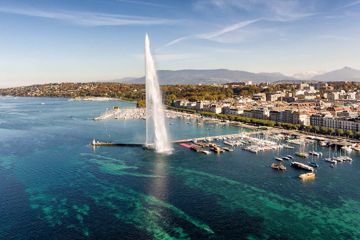 Ginebra y su icónico Jet d’Eau – Un cuaderno para la vida 4.0