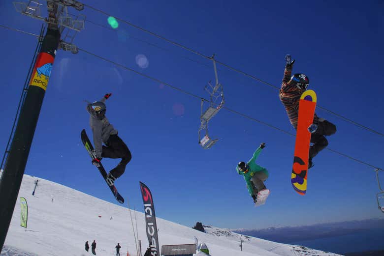 Ski or Snowboard Experience on Cerro Catedral from Bariloche