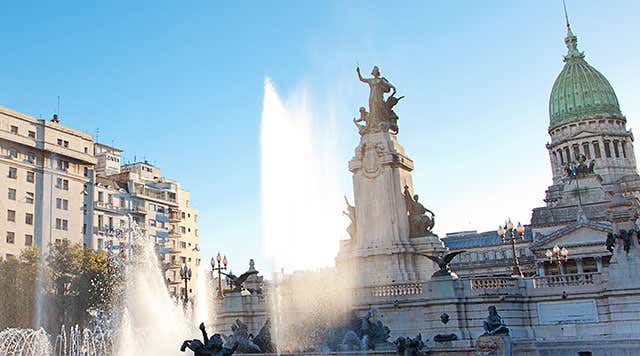 Plaza del Congreso - One of the most beautiful squares in Buenos Aires