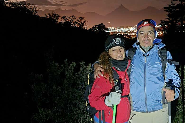 Trekking nocturno por el Monte Susana desde Ushuaia