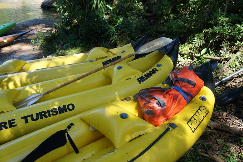 Rafting en duckie sur la rivière Turvo, Barra do Turvo