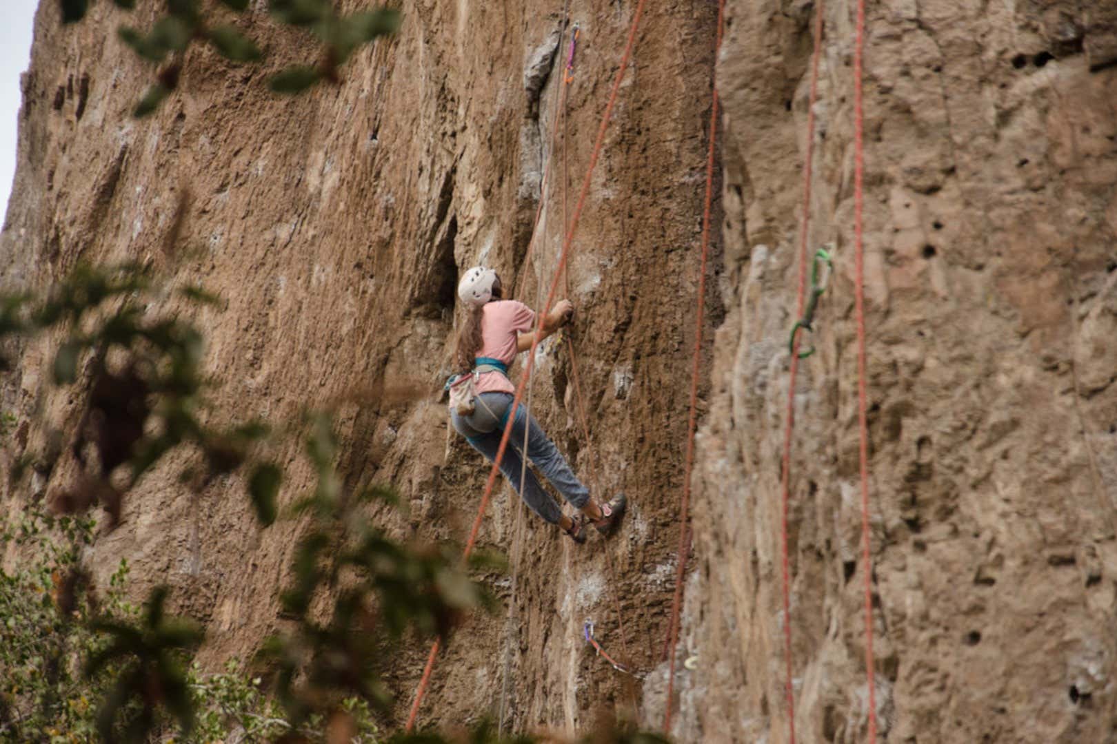 Escalade au Cajón del Maipo, Santiago du Chili