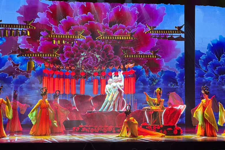 Dîner de canard laquet + Spectacle au Théâtre Rouge, Pékin