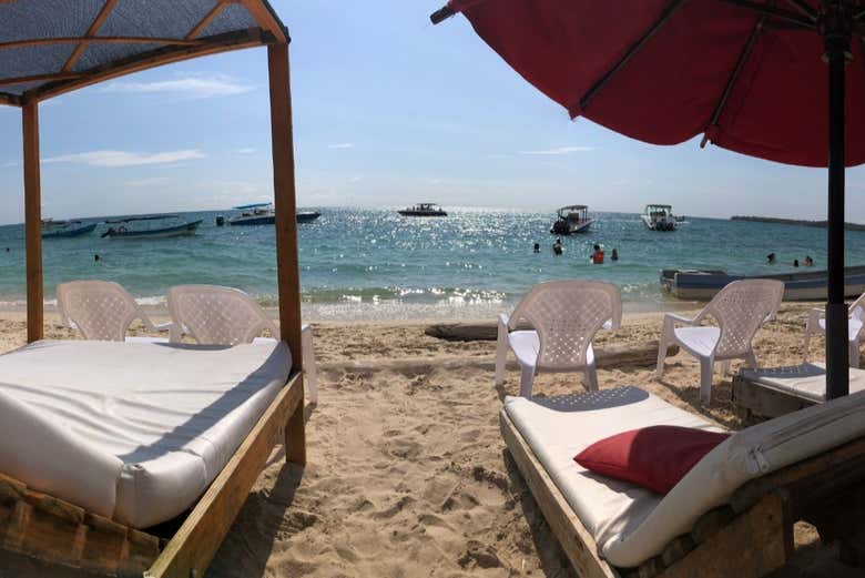 Excursión a Playa Tranquila Barú desde Cartagena de Indias