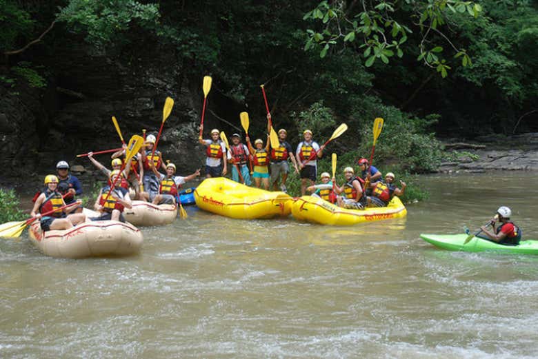 Rafting en el río Tenorio, Guanacaste