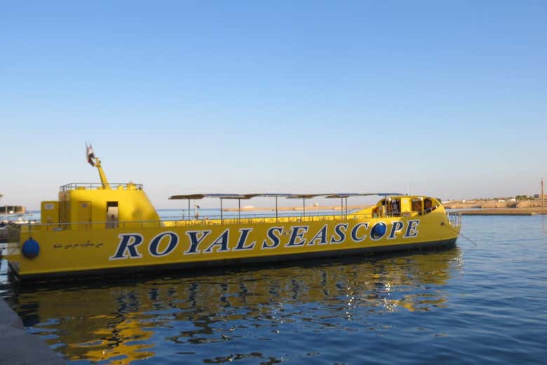 Paseo en barco con visión submarina por el Mar Rojo desde Marsa Alam