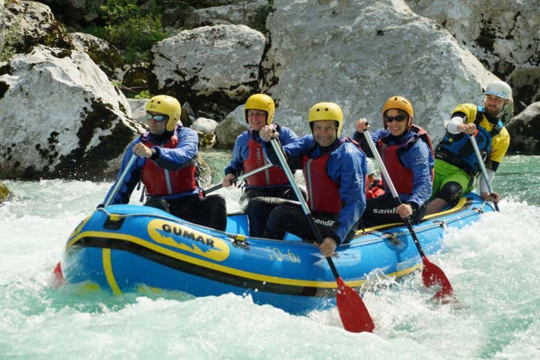 Rafting sur le fleuve Isonzo de Bovec - Civitatis.com