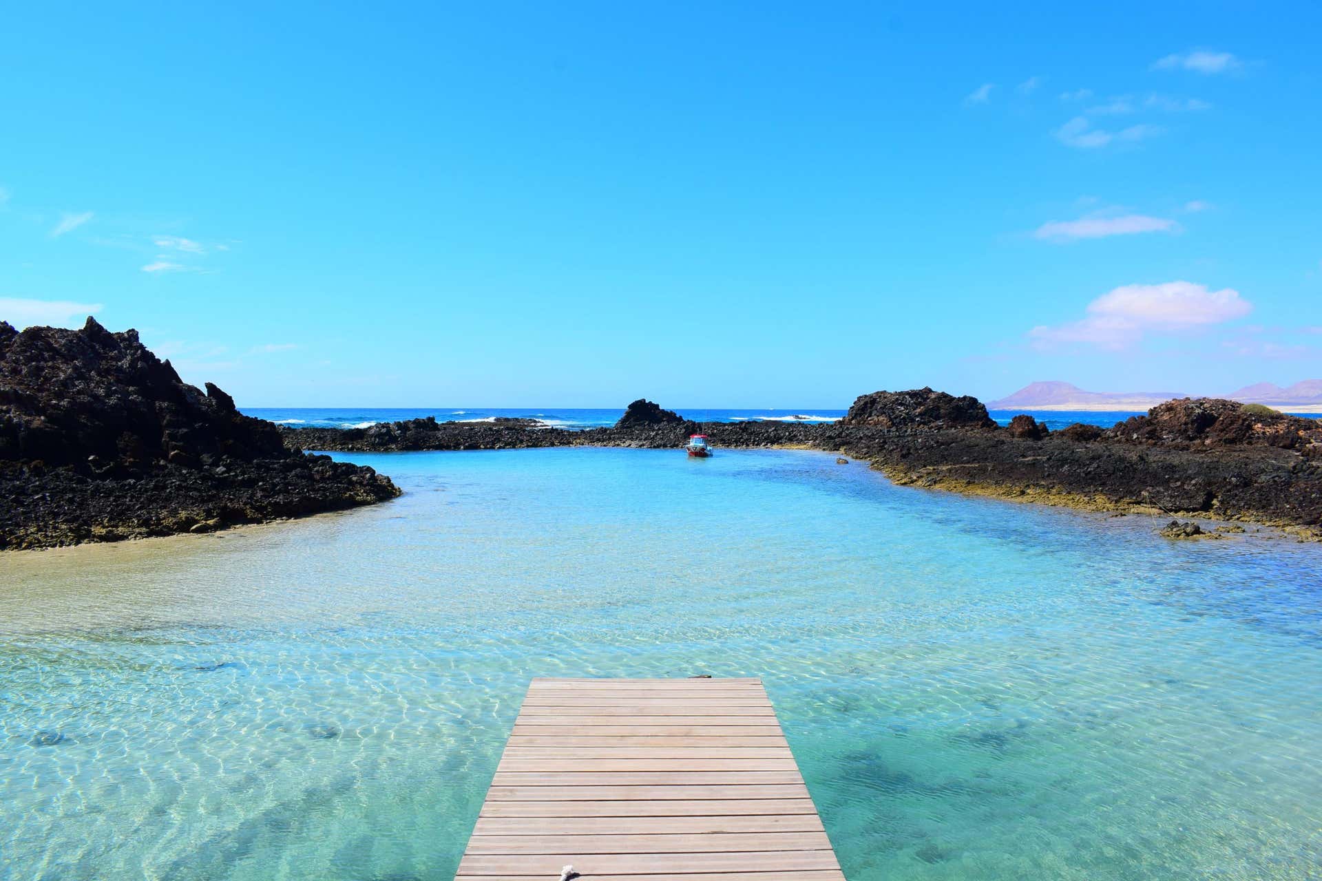 Excursión a la isla de Lobos en kayak desde Corralejo