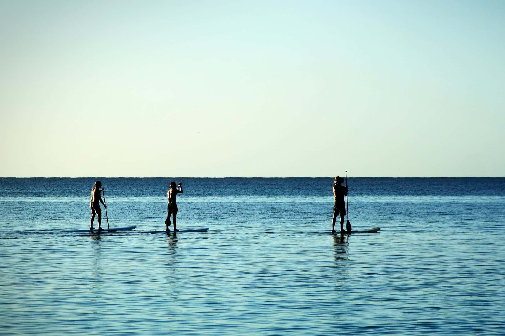 Tour en paddle surf por la playa de La Lanzada, El Grove