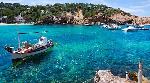 Cala Vadella - One of Ibiza's most popular beaches