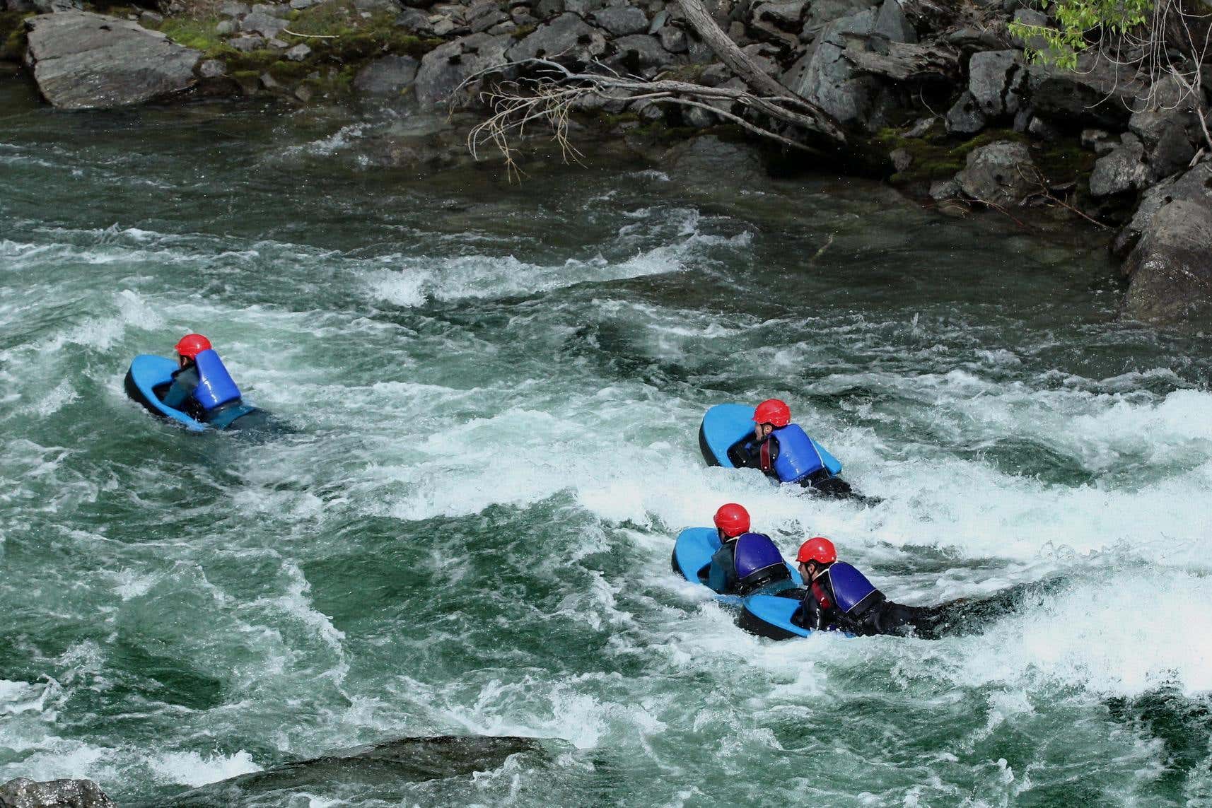 Noguera Pallaresa River Hydrospeeding from Llavorsí