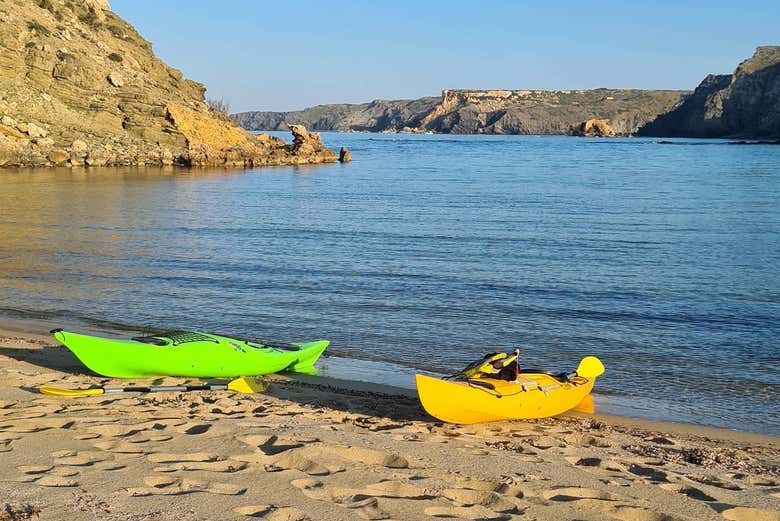Mongofre Natural Park Kayak Tour from Port d'Addaia, Port Addaia