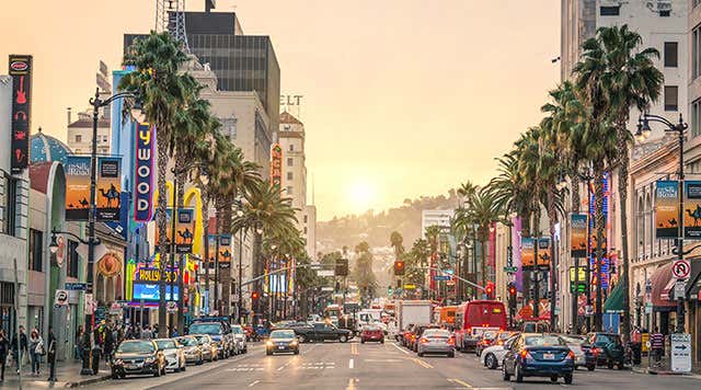Hollywood Boulevard - La calle del Paseo de la Fama