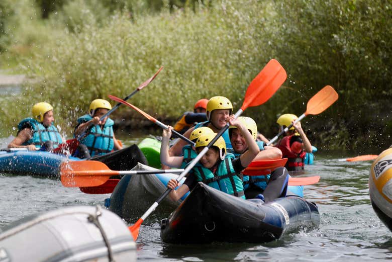 Balade en kayak sur le gave de Pau, Cauterets