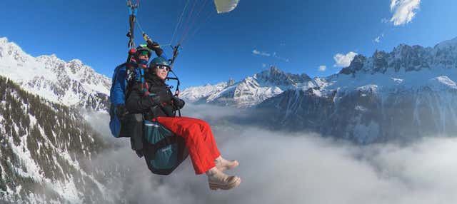 Vuelo en parapente por Chamonix-Mont-Blanc en Chamonix-Mont-Blanc ...