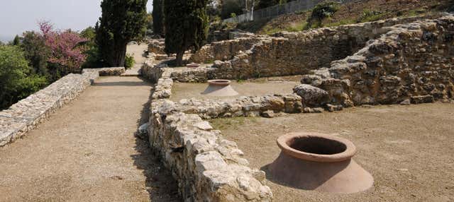 Entrada al yacimiento arqueológico de Ensérune, Nissan-lez-Enserune ...