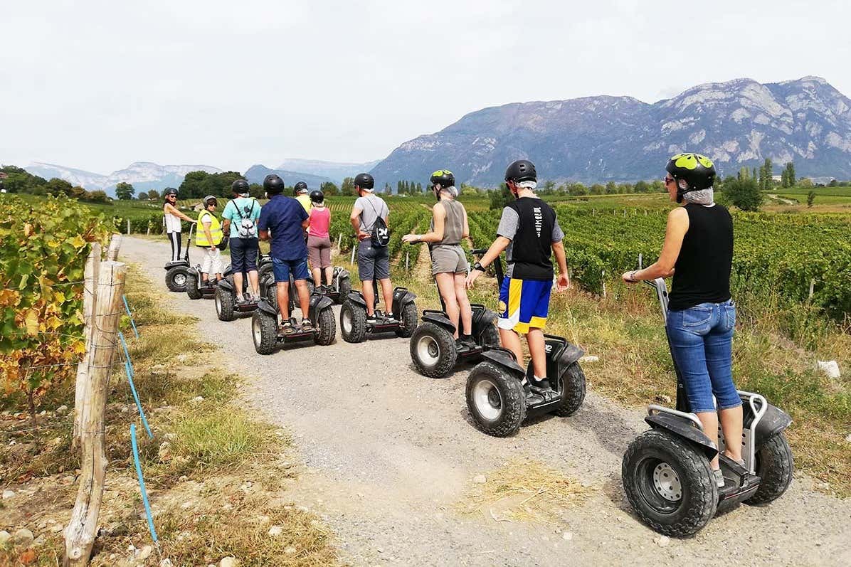 Balade en segway dans les vignobles du lac Saint-André depuis Porte-de ...