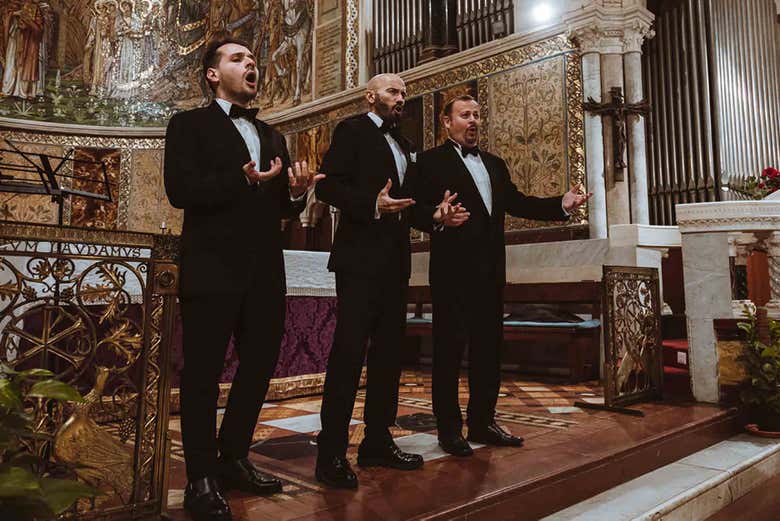 Concierto de ópera en la iglesia de San Pablo Intramuros de Roma
