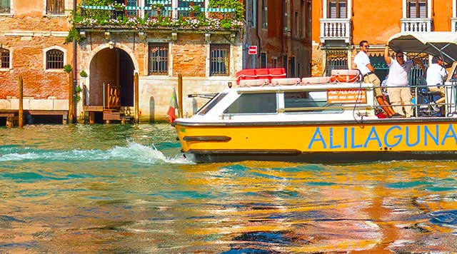 Tarjeta Alilaguna Venecia Naranja