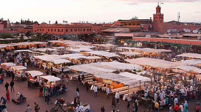 Jemaa el-Fnaa - The Main Square and Market Place of Marrakech