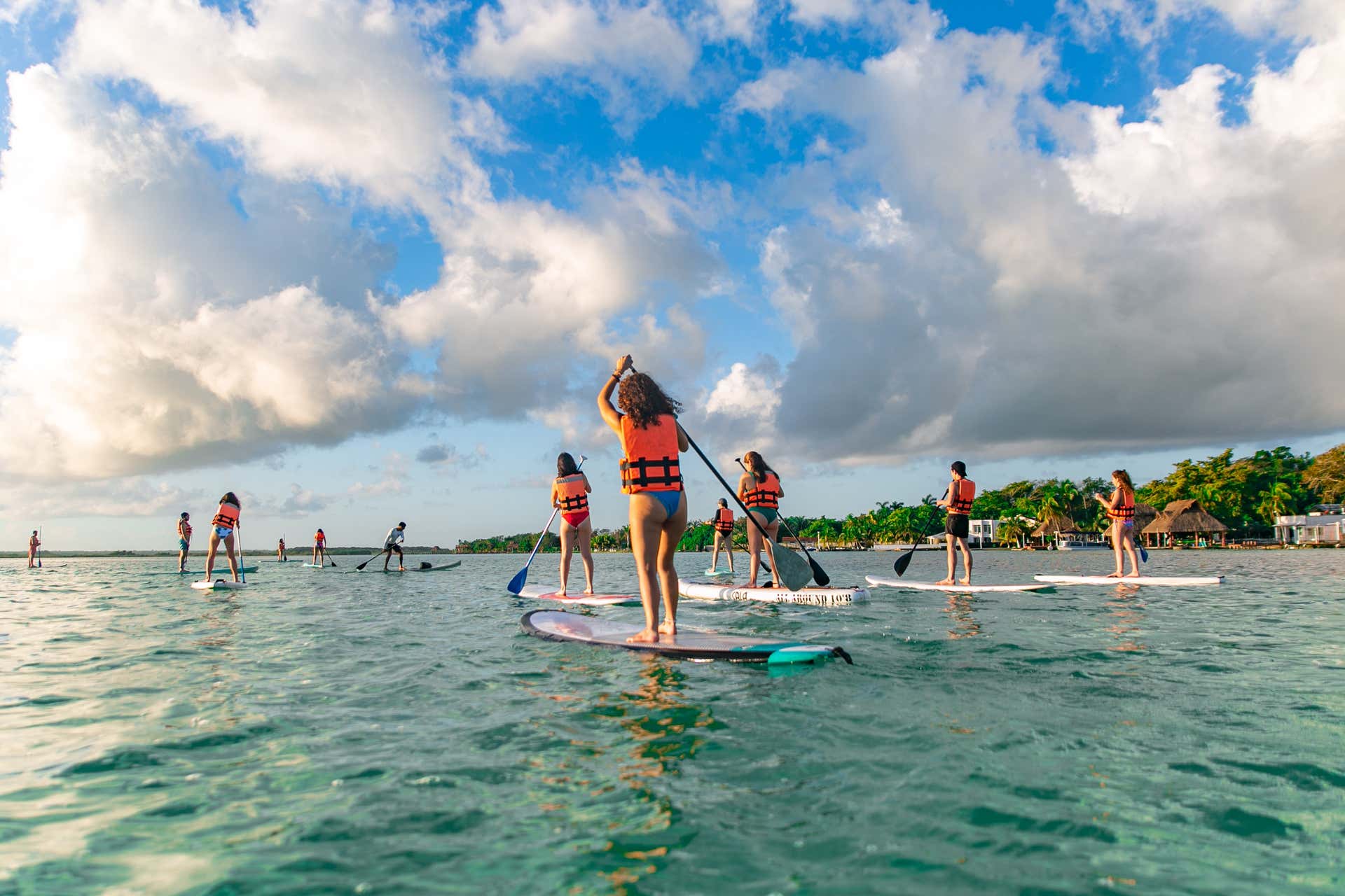 Paddle Surfing in Bacalar Lagoon - Book Online at Civitatis.com
