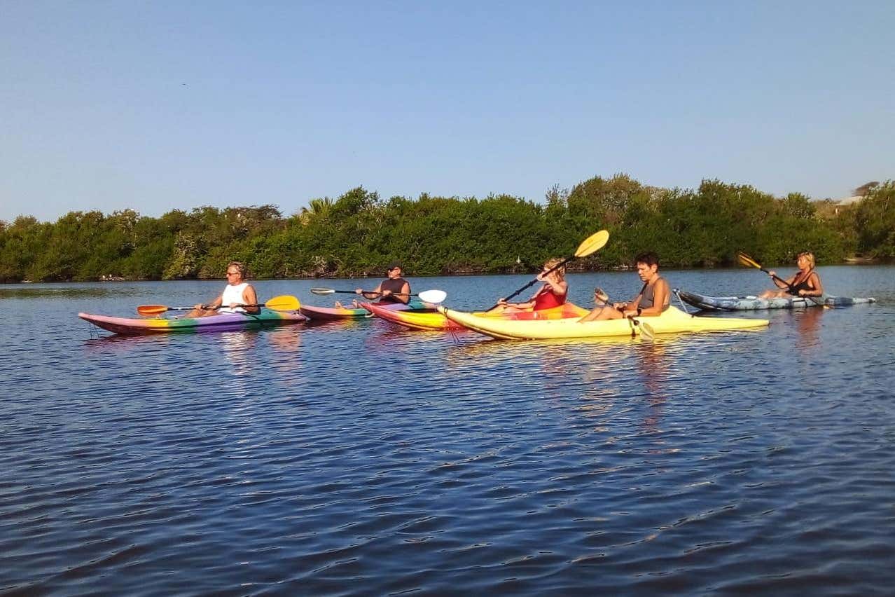 Potosí Lagoon Kayaking + Larga Beach Horse Ride from Ixtapa Zihuatanejo