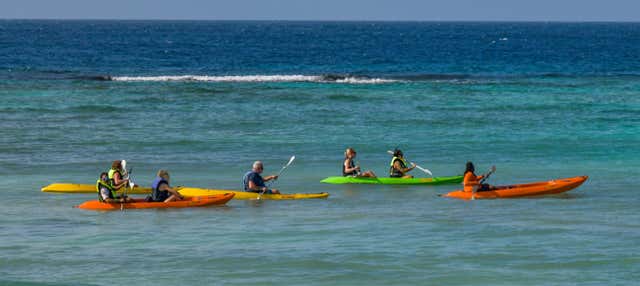 Tour en kayak por la isla de Sea Glass desde Oranjestad - Civitatis