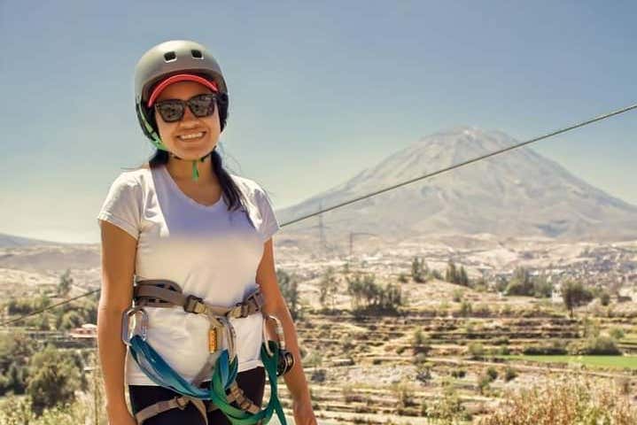 Tirolina en el valle de Chilina desde Arequipa - Civitatis México