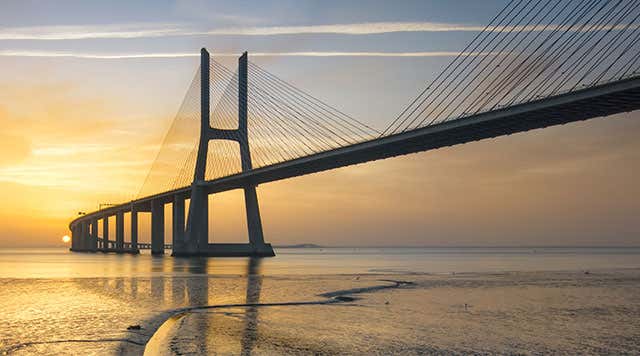 Vasco da Gama Bridge - The longest bridge in Lisbon