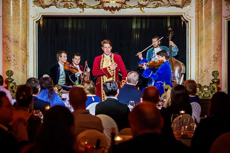 Concert de Mozart avec dîner au Grand Hotel Bohemia à Prague