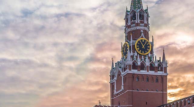 Spasskaya Tower - The Kremlin's clock tower