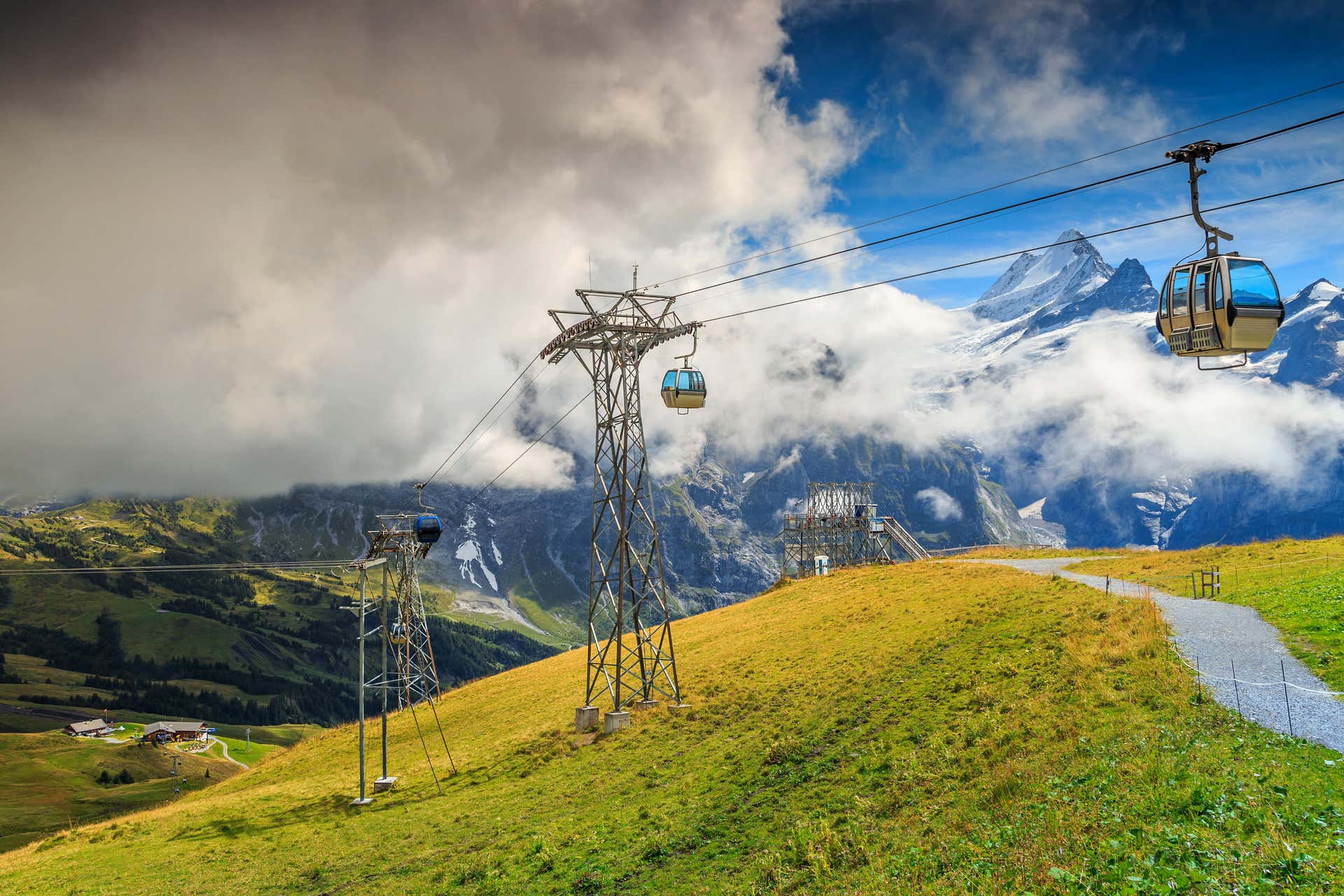 Teleférico al Monte First desde Grindelwald con entrada a su mirador