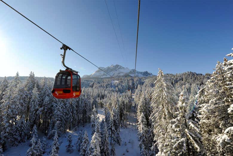 Entrada al teleférico del monte Pilatus desde Kriens, Kriens
