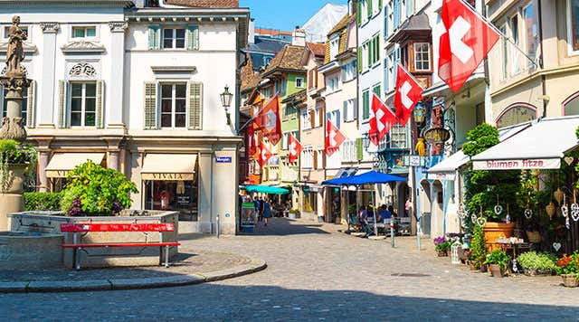 Augustinergasse - Una de las calles más importantes de Zúrich
