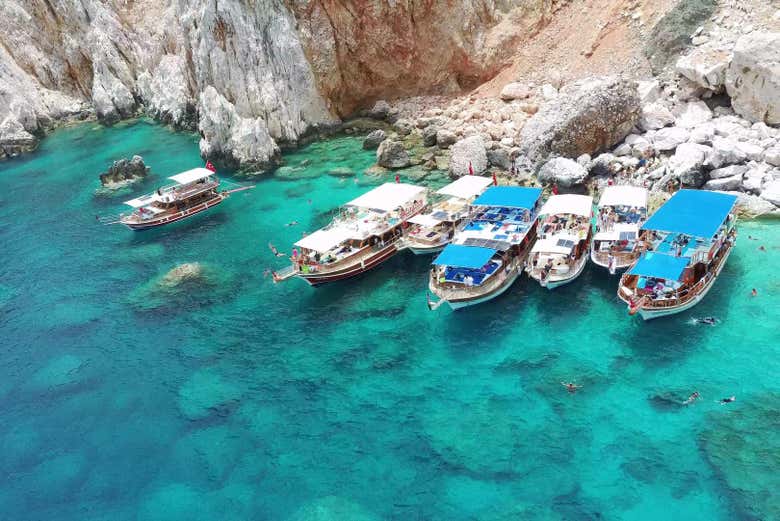 Excursion sur l'île de Suluada, Kemer