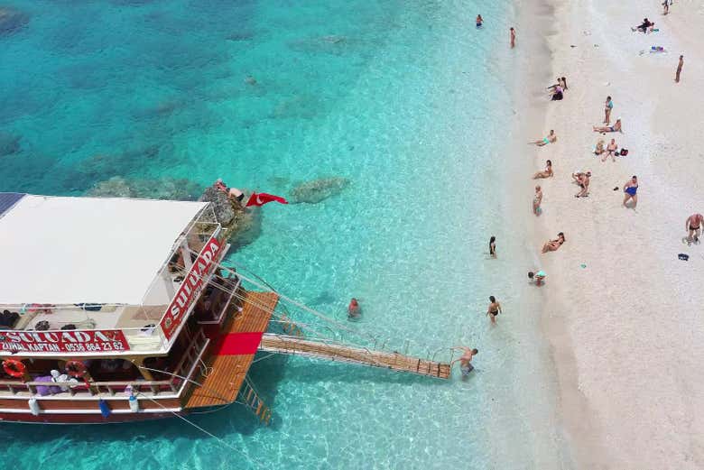 Excursion sur l'île de Suluada, Kemer